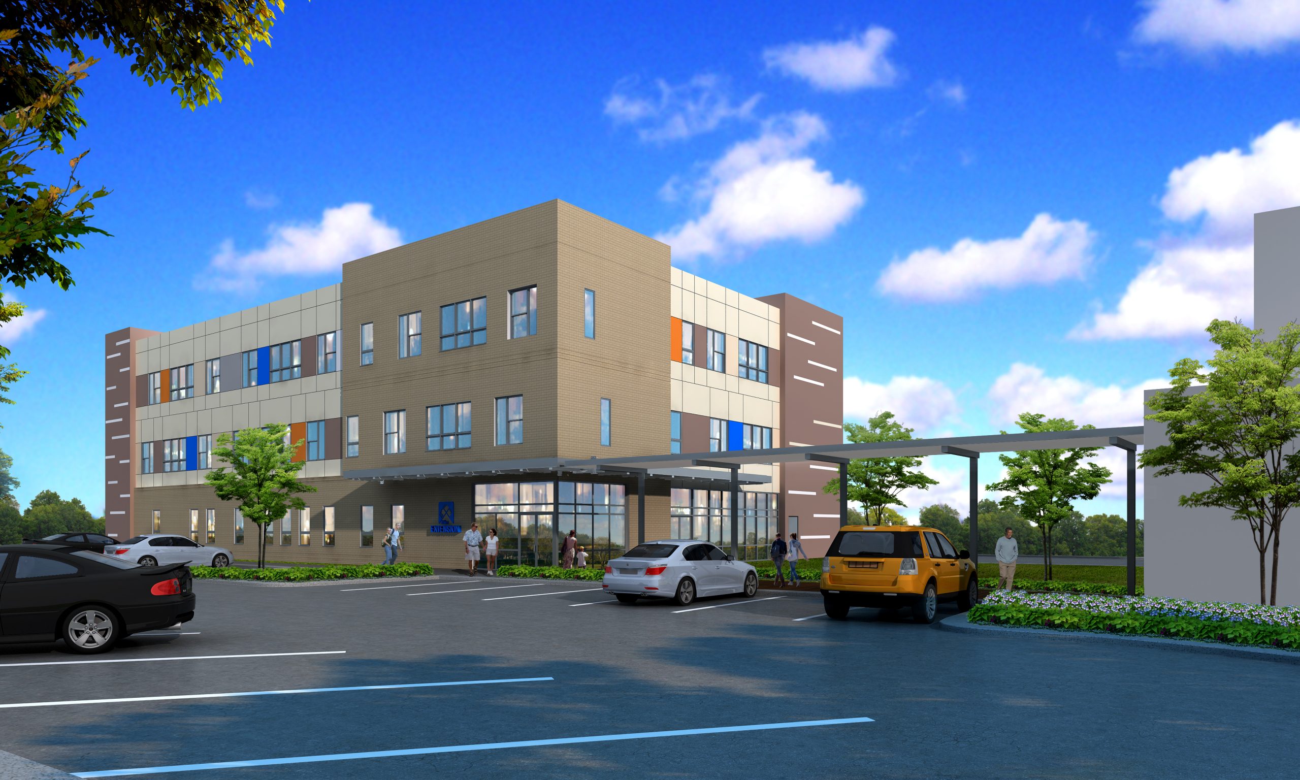 The Men’s Extension, New Expanded Building - Coursey Architects